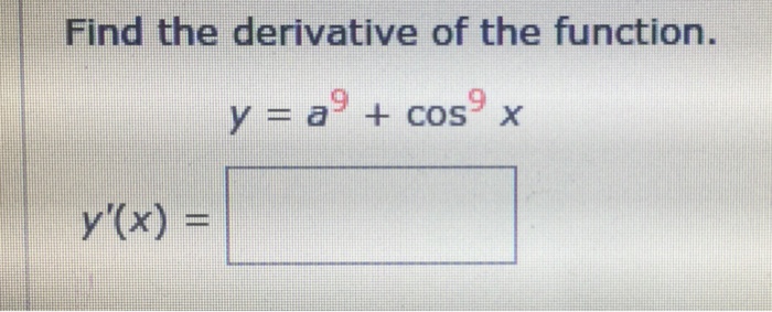Solved Find the derivative of the function. f(x)-(x4 + | Chegg.com