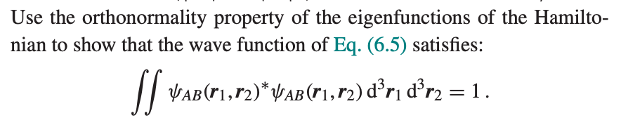 Solved Use the orthonormality property of the eigenfunctions | Chegg.com