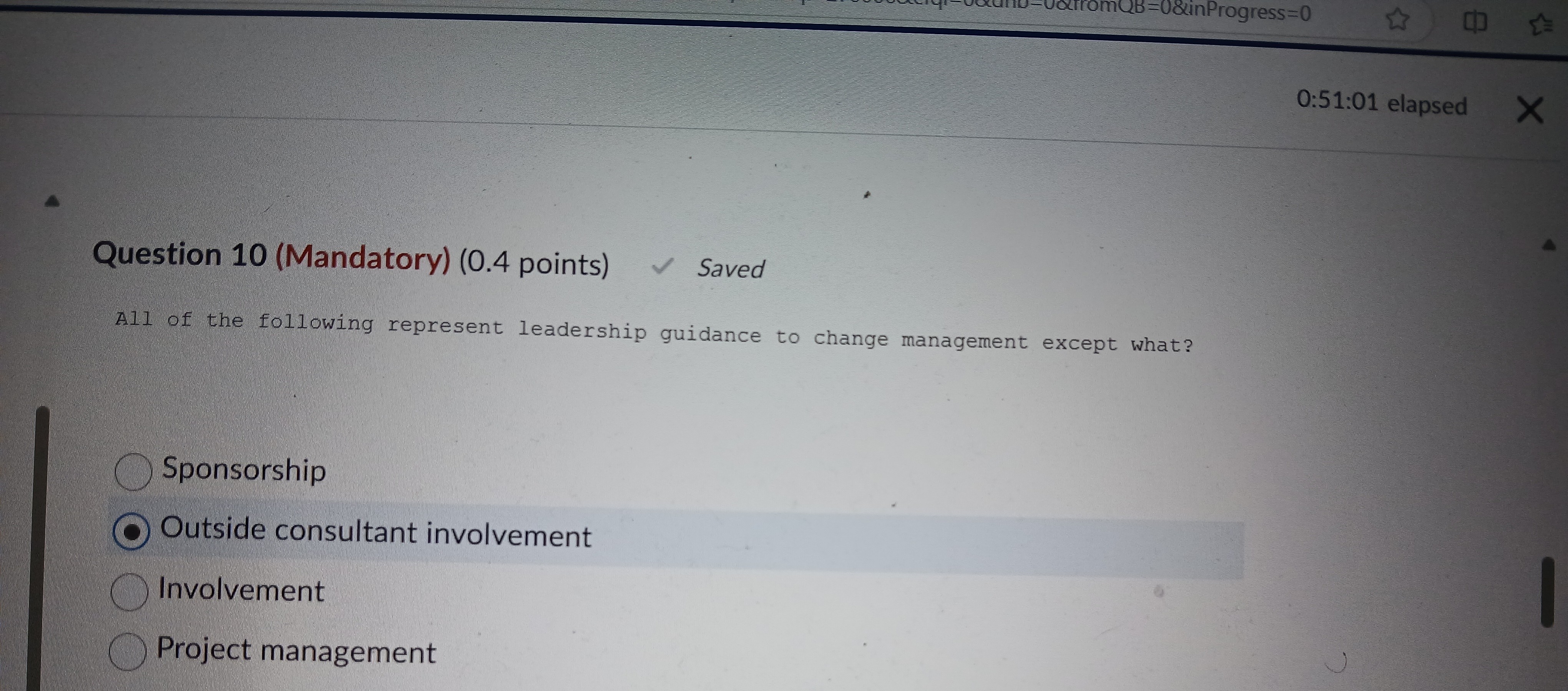 Solved Question 10 Mandatory 0 4 points All Of The