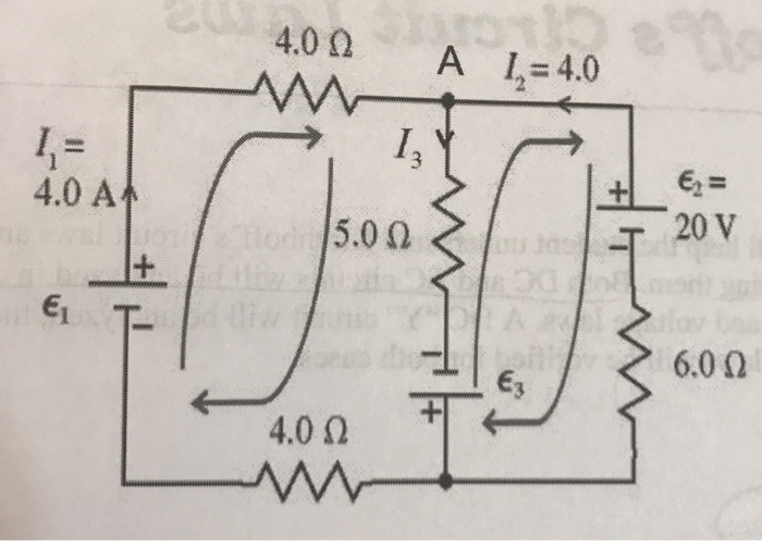 Solved Using Figure 1, apply both of Kirchhoff's laws and | Chegg.com