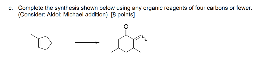 Solved Propose a synthesis for each of the following | Chegg.com