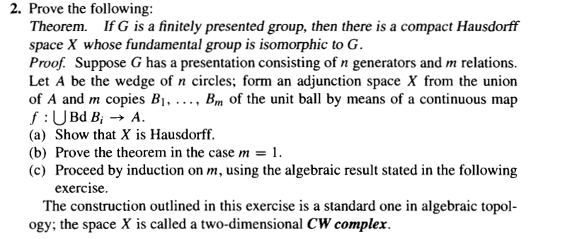 Solved 2. Prove the following: Theorem. IfG is a finitely | Chegg.com
