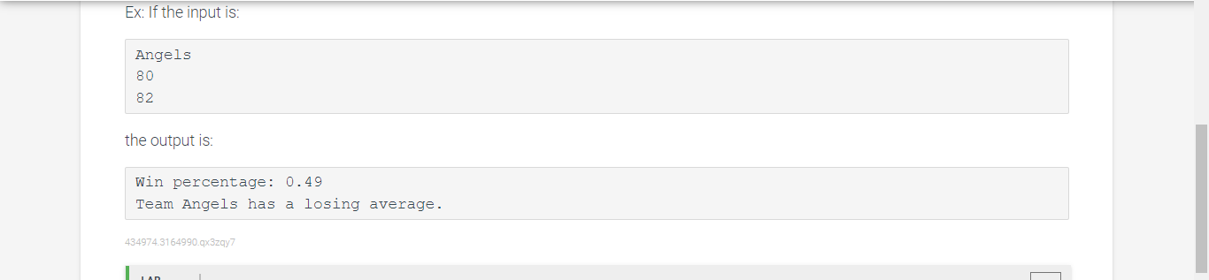 Solved 9.15 LAB: Winning team (classes) Complete the Team | Chegg.com