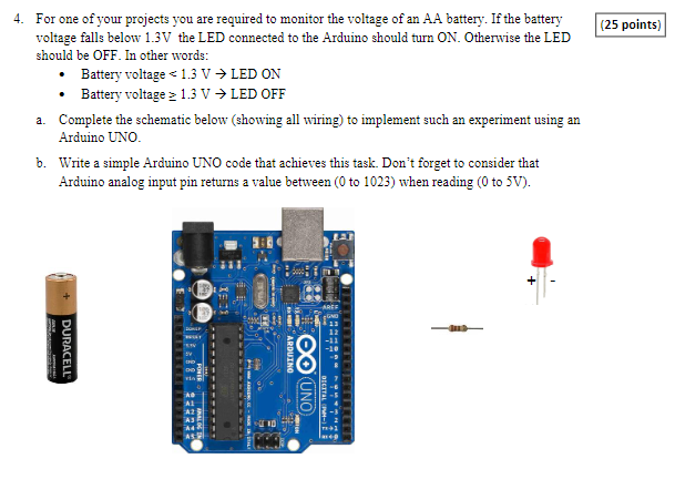 Solved (25 points) 4. For one of your projects you are | Chegg.com