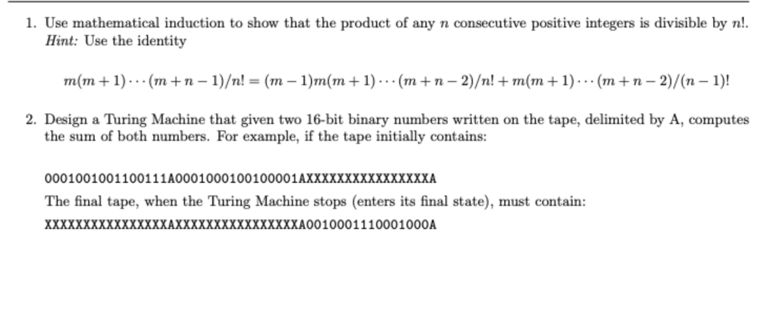 Solved Use mathematical induction to show that the product | Chegg.com