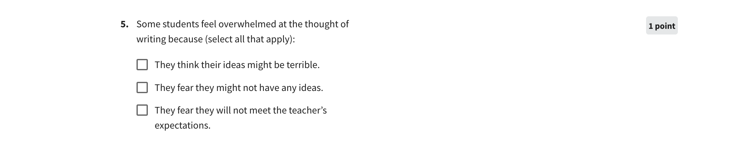 1. What kind of learner does the Scarecrow represent? | Chegg.com