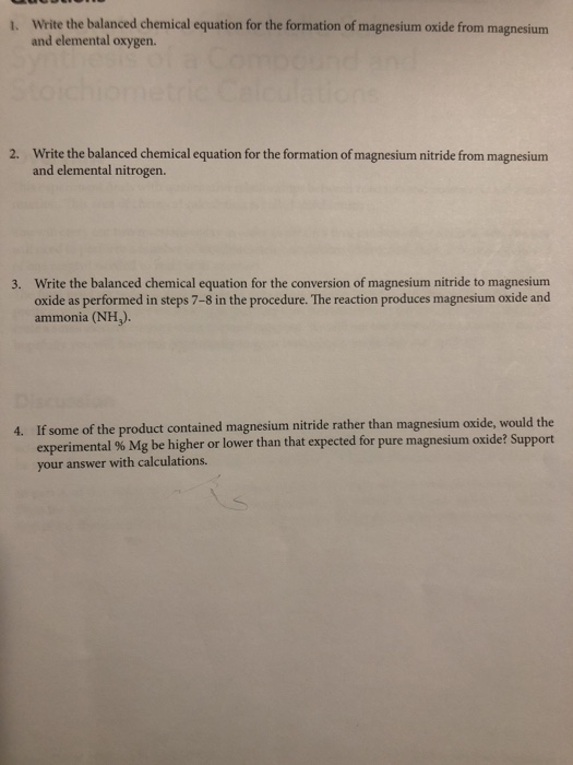Solved Write the balanced chemical equation for the | Chegg.com