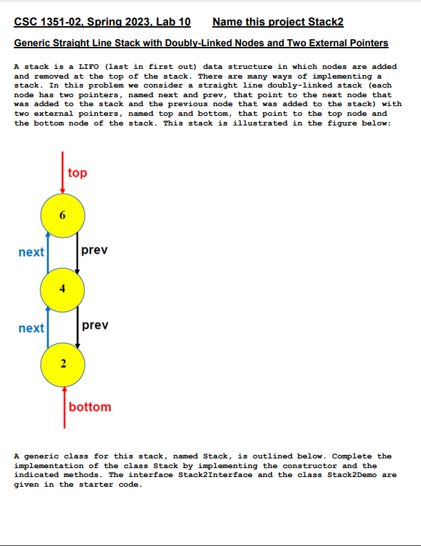 A stack is a LIFO (last in first out) data structure | Chegg.com