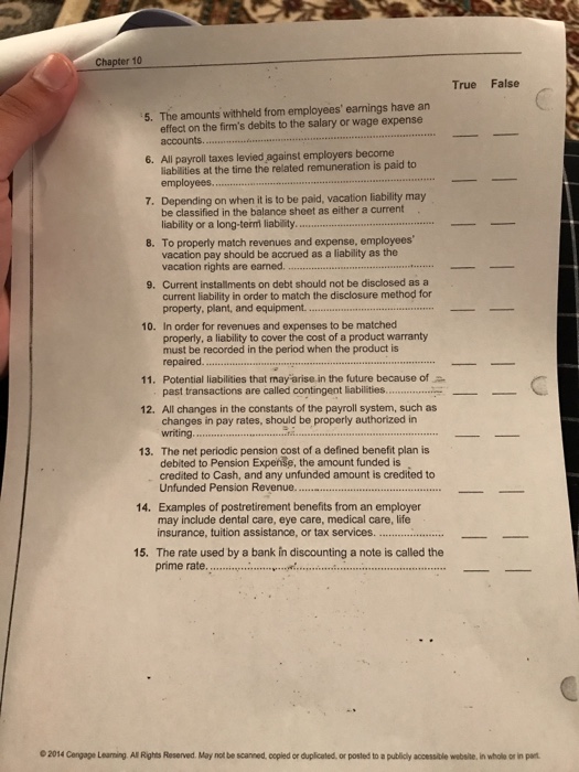 Solved Chapter 10 153 Name: MATCHING Instructions: Match | Chegg.com