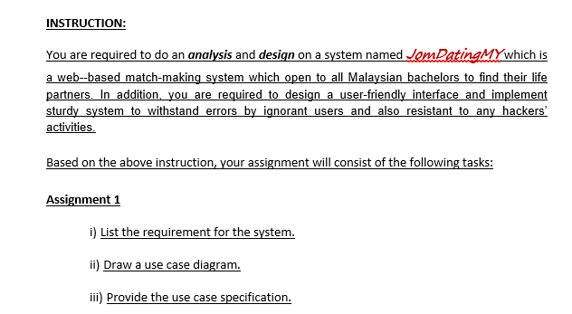 Solved INSTRUCTION: You are required to do an analysis and | Chegg.com