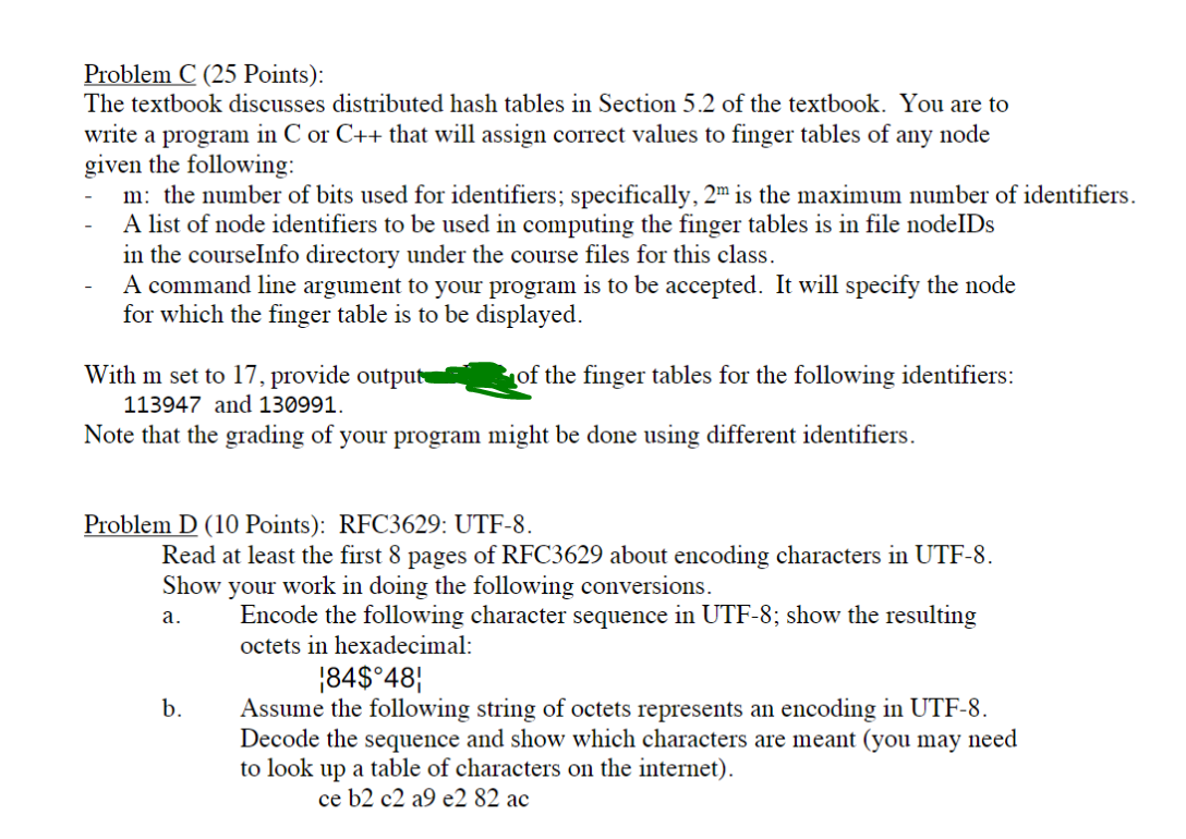 Problem C (25 Points): The textbook discusses | Chegg.com Problem C (25 Points): The textbook discusses | Chegg.com