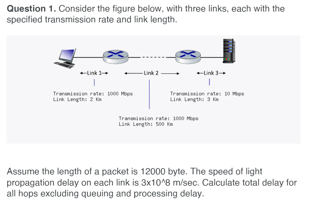 Solved Question 1. Consider the figure below, with three | Chegg.com