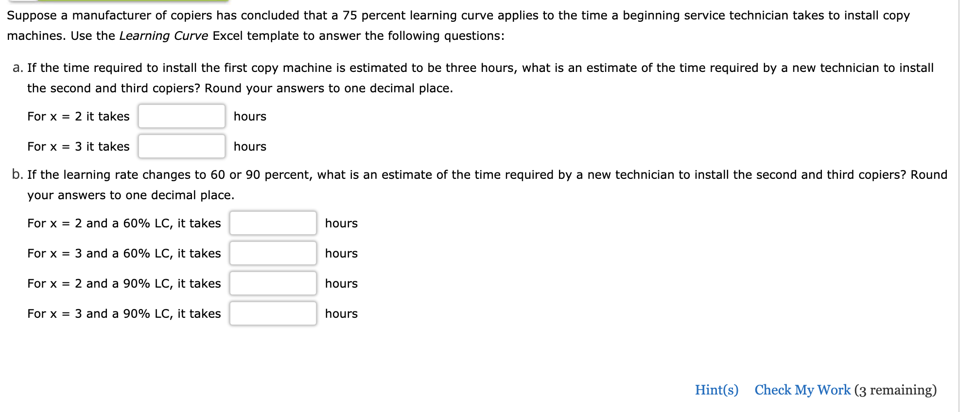 Solved Learning Curve ARS Cum A TI Suppose a manufacturer | Chegg.com