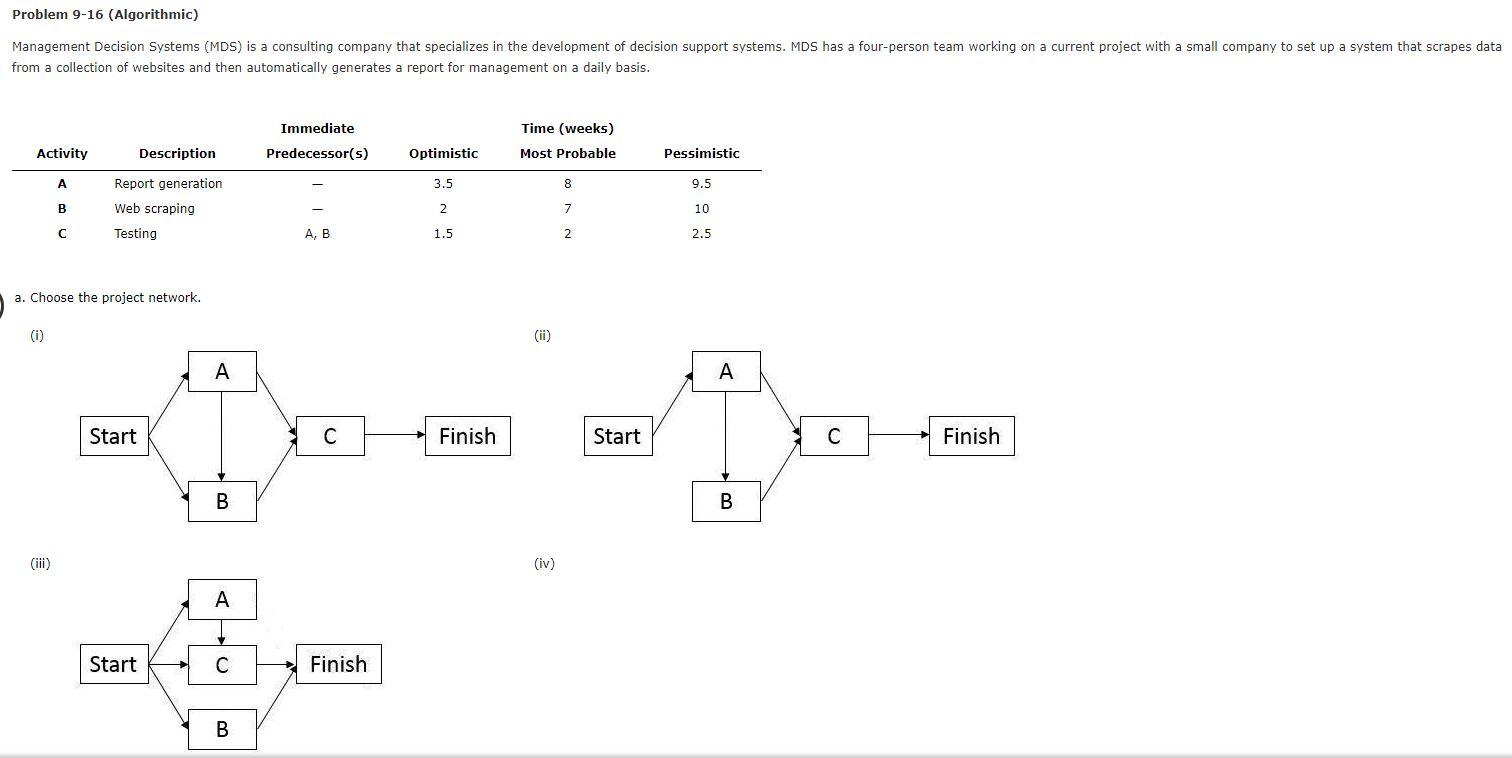 Solved Problem 9-16 (Algorithmic) from a collection of | Chegg.com