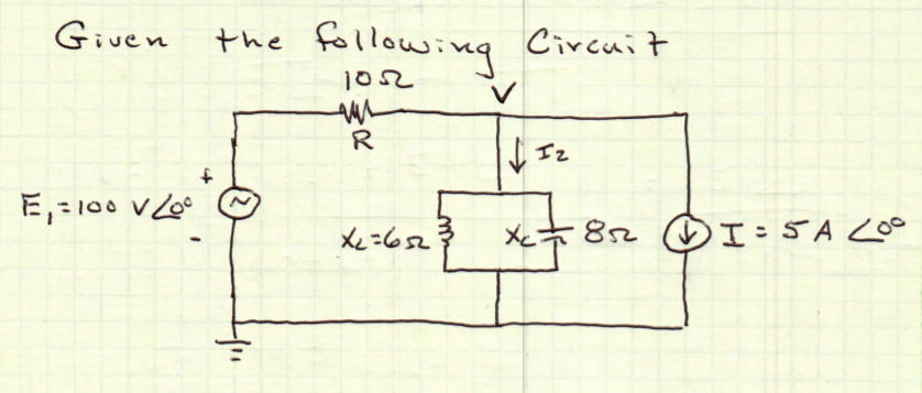 Solved Given the following Circuit 102 v R V IZ + E,=100 | Chegg.com