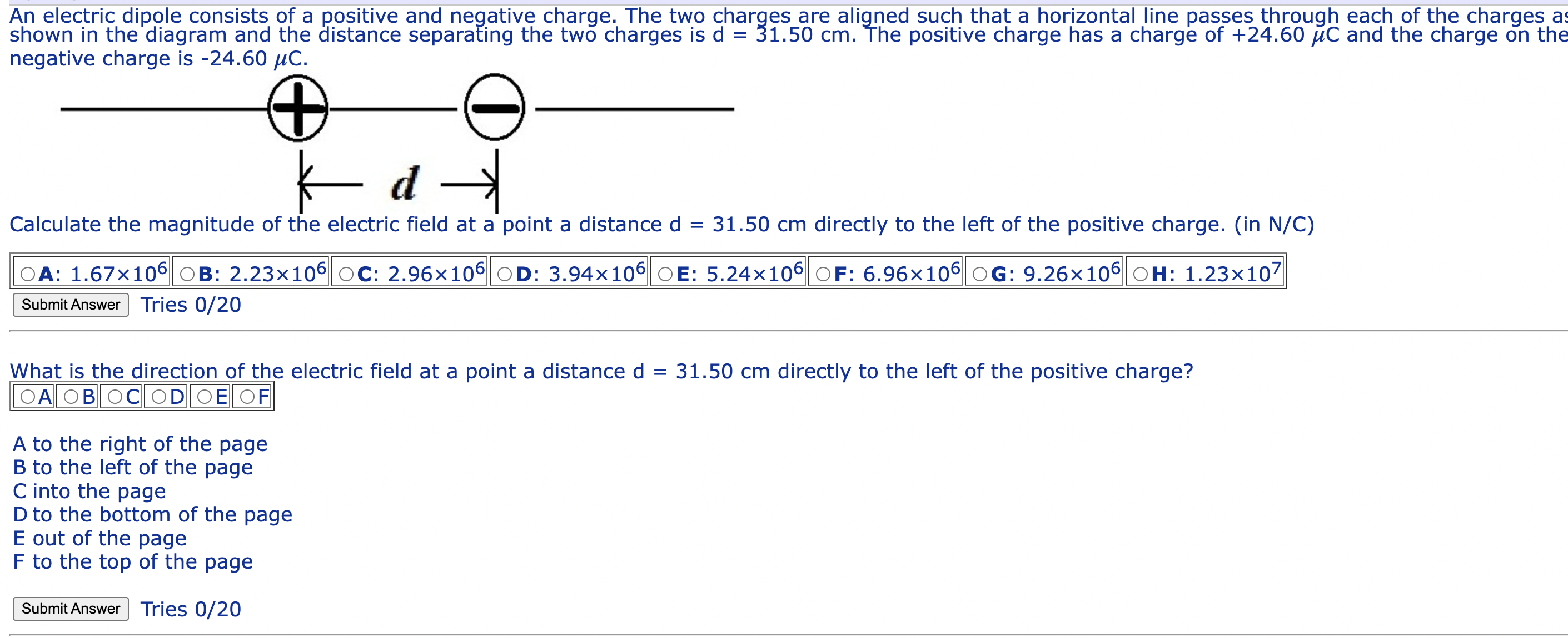 Solved shown in the diagram and the distance separating the | Chegg.com