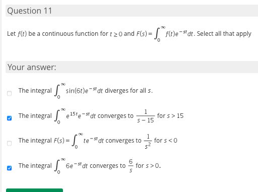 Solved Let f(t) be a continuous function for t≥0 and | Chegg.com