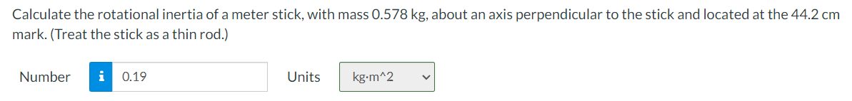 Solved Calculate the rotational inertia of a meter stick, | Chegg.com