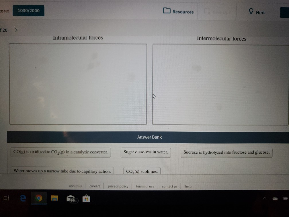 Solved match each event with the dominant type of force | Chegg.com