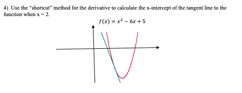 Solved 4) Use the “shortcut" method for the derivative to | Chegg.com