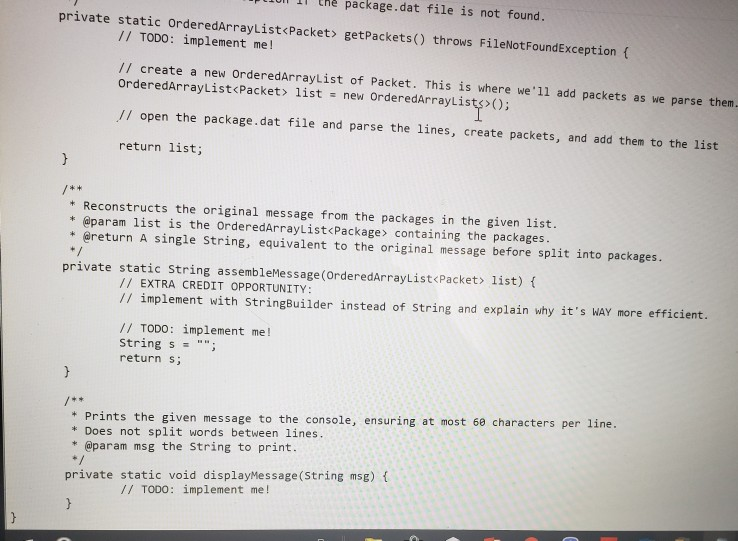 Solved A. Create a new package called labób and copy the | Chegg.com