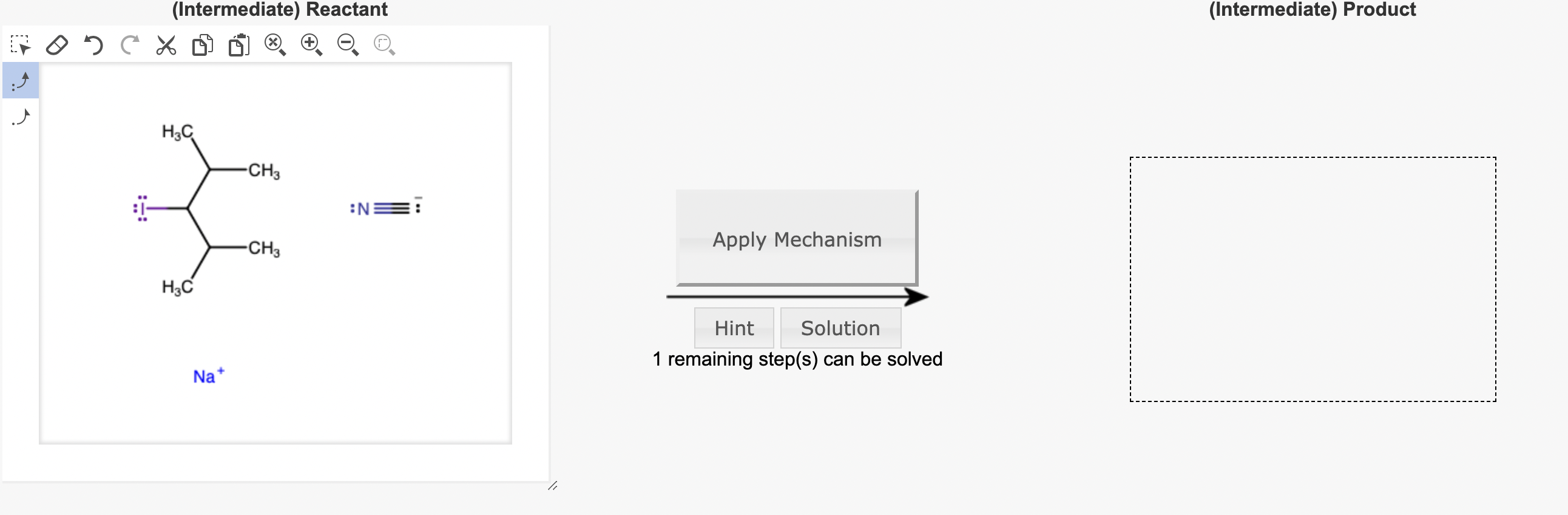 Solved (Intermediate) Product (Intermediate) Reactant o 7 % | Chegg.com