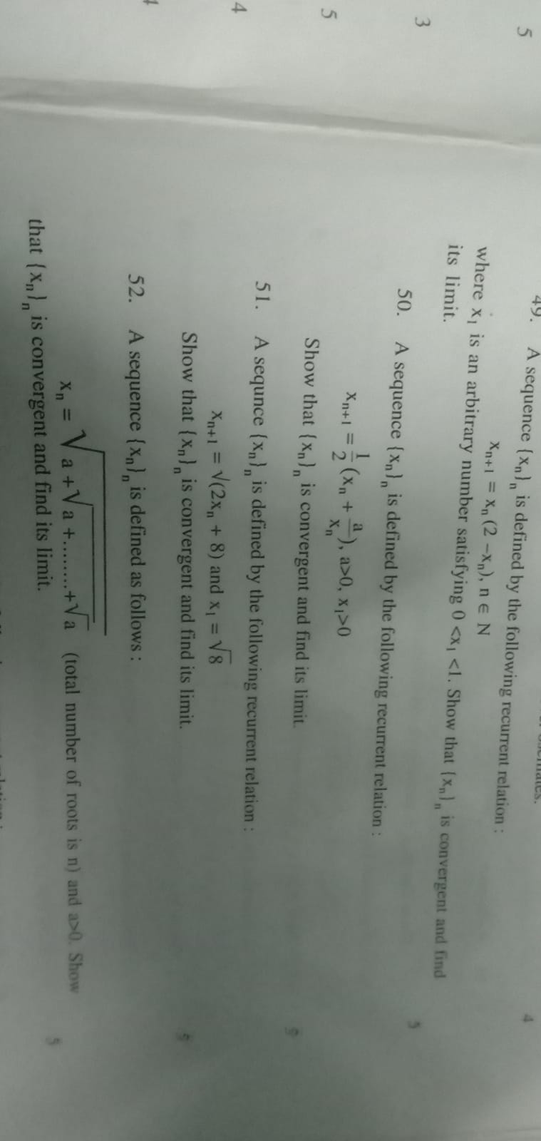 Solved xn+1=xn(2−xn),n∈N where x1 is an arbitrary number | Chegg.com