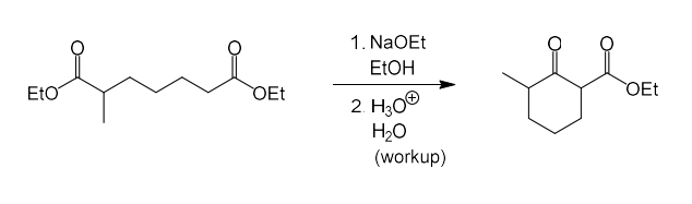 Solved Eto OEt OEt 1. NaOEt EtOH 2. H30 H2O (workup) | Chegg.com