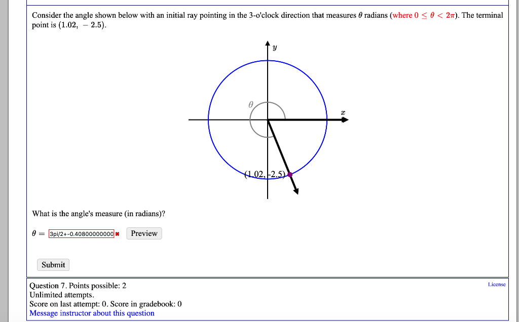 Solved Consider the angle shown below with an initial ray | Chegg.com