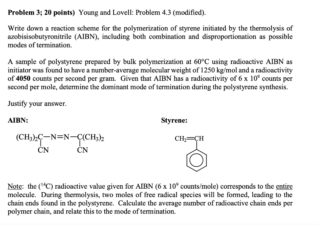 Solved Problem 3; 20 points) Young and Lovell: Problem 4.3 | Chegg.com
