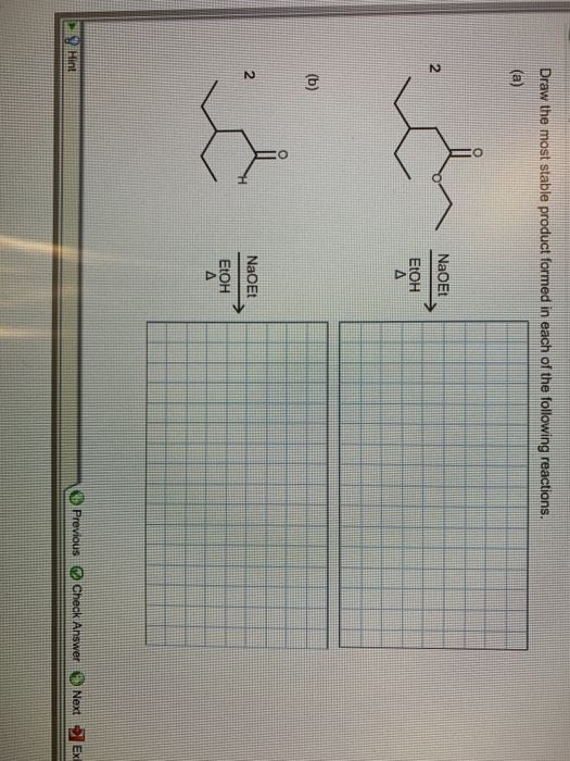 Solved Draw the most stable product formed in each of the | Chegg.com