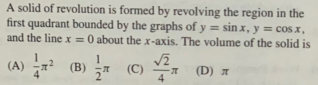 Solved A solid of revolution is formed by revolving the | Chegg.com