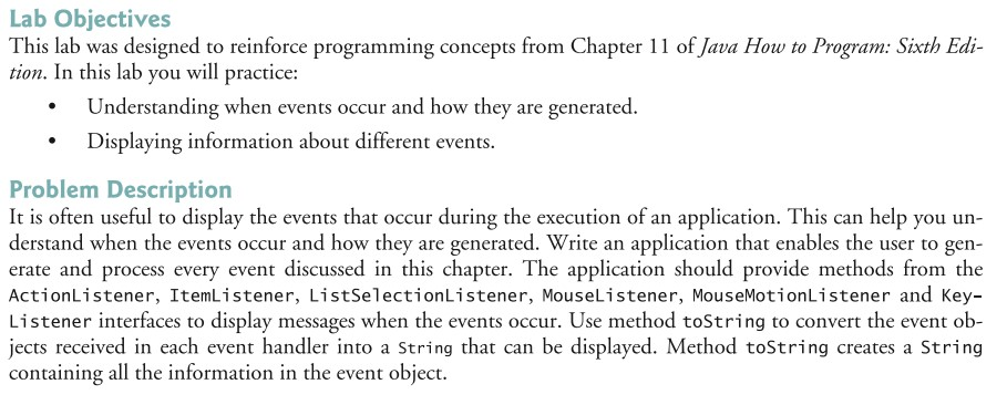 Solved Lab Objectives This lab was designed to reinforce | Chegg.com
