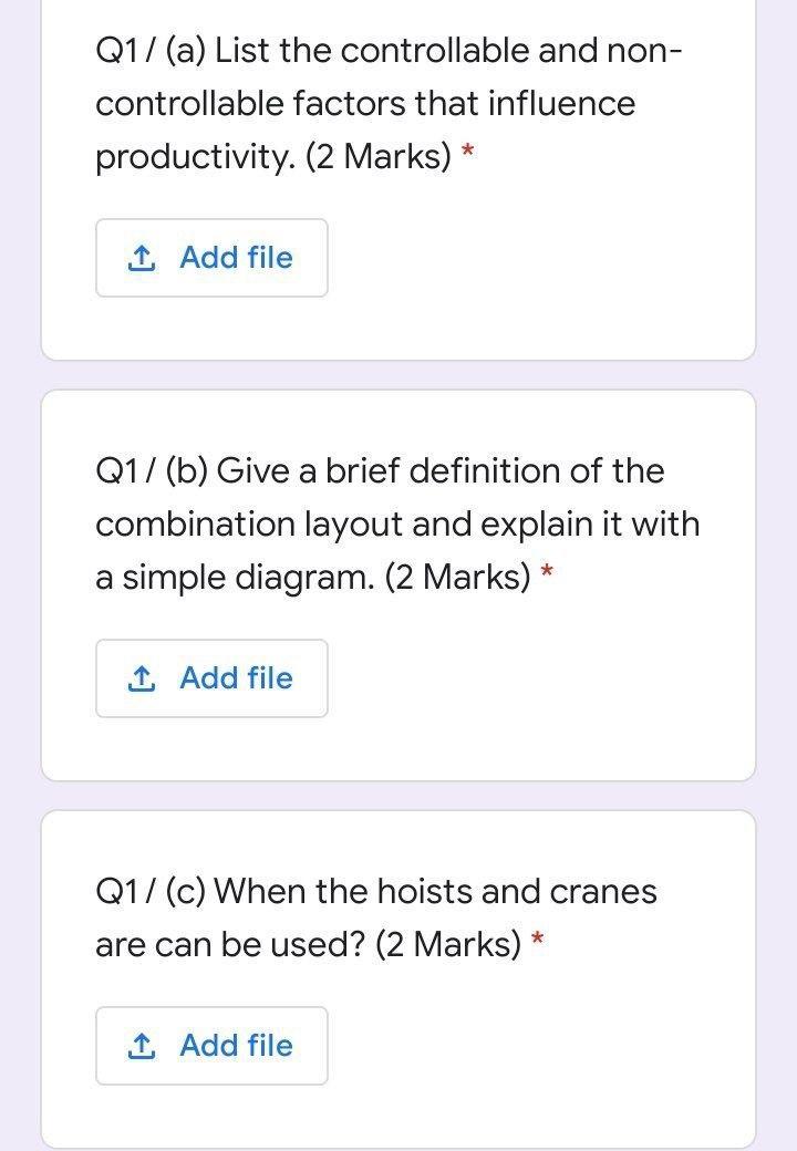 Solved Q1/(a) List the controllable and non- controllable | Chegg.com
