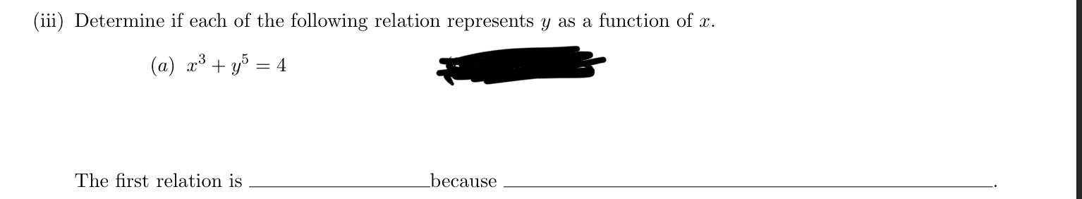 Solved Determine if each of the following relation | Chegg.com