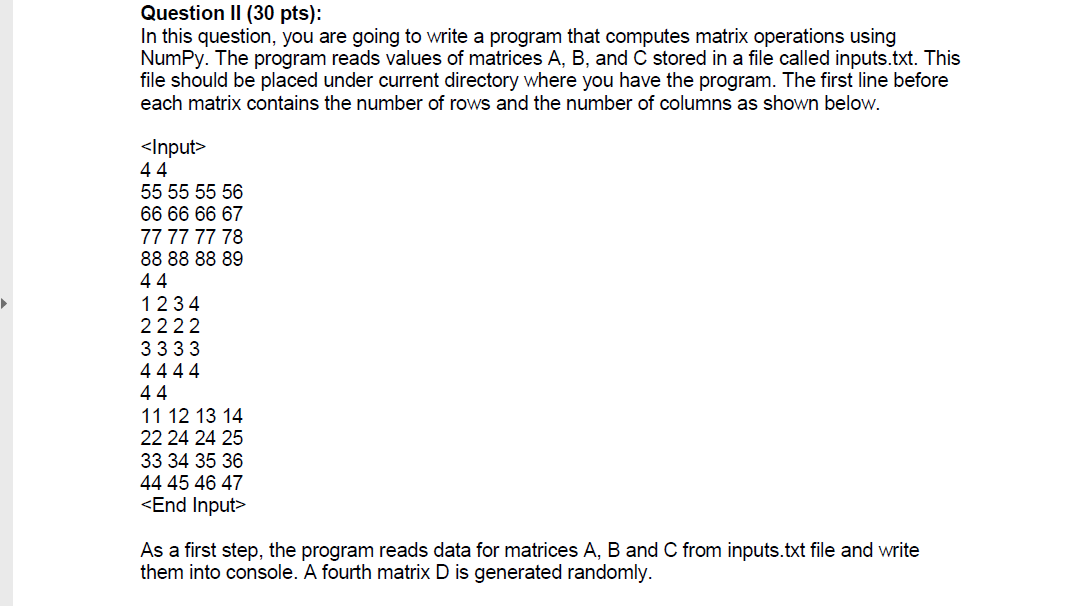 Solved Question II (30 pts): In this question, you are going | Chegg.com