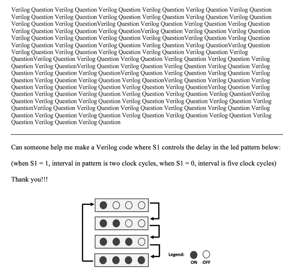 Solved Verilog Question Verilog Question Verilog Question 7223