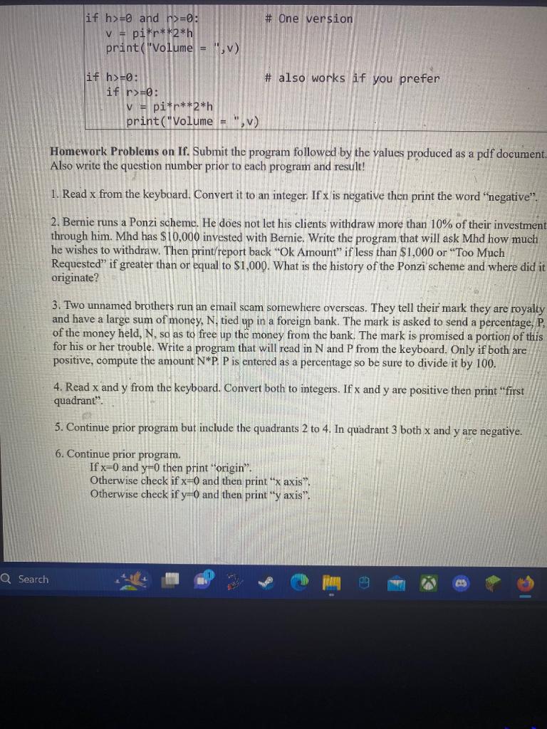 Solved This is in the program python which i am really far | Chegg.com
