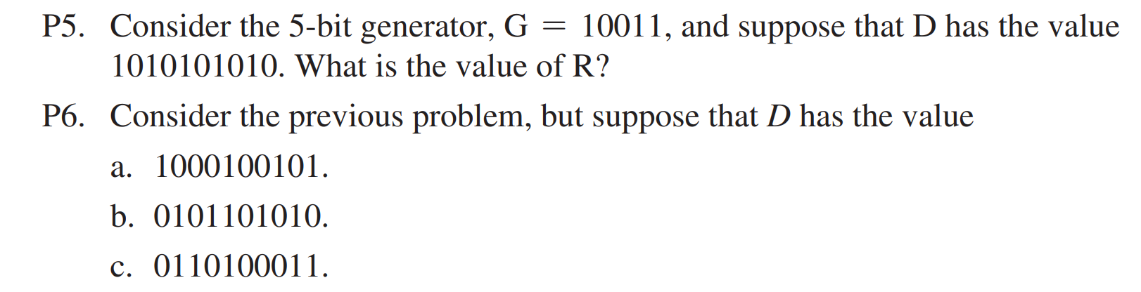 Solved Please do P6 ﻿only. Thanks!P6. ﻿Consider the previous | Chegg.com