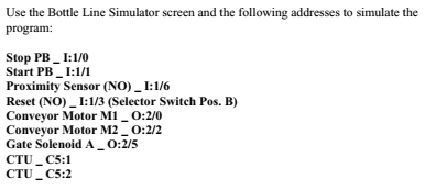 Solved 8-32 Write a documented PLC program that will | Chegg.com