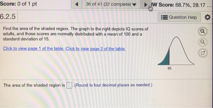 Solved Score: 0 of 1 pt 36 of 41 (32 complete) ,JW Score: | Chegg.com