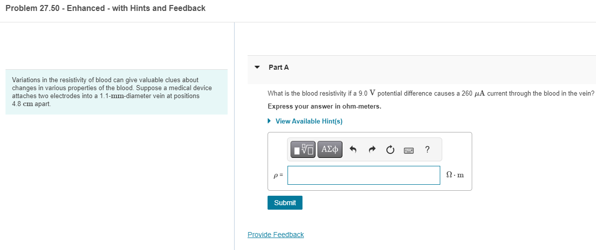 Solved Problem 27.50 - ﻿Enhanced - ﻿with Hints and | Chegg.com
