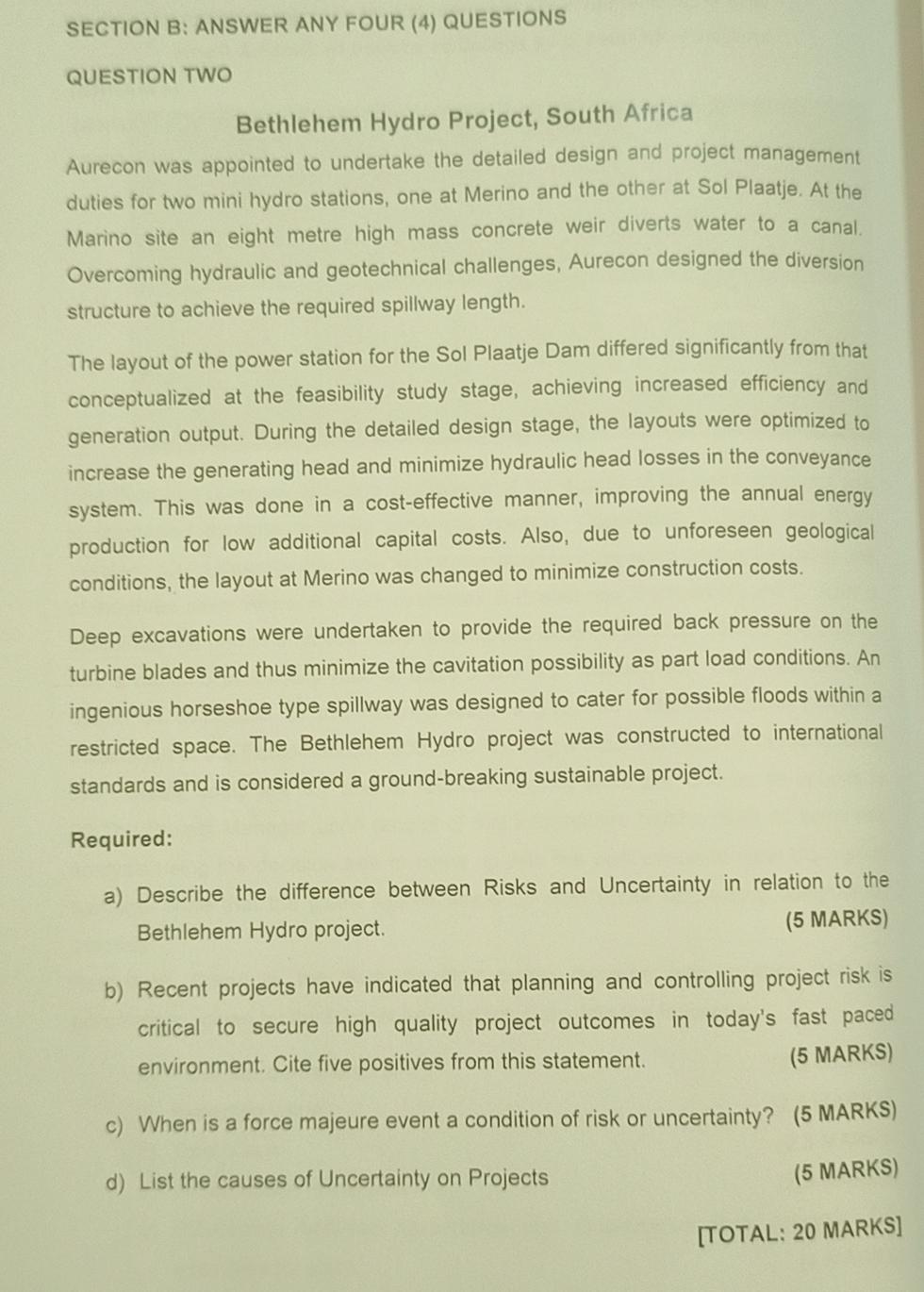 Solved QUESTION ONE (COMPULSORY) Trade Kings (Z) Limited is | Chegg.com