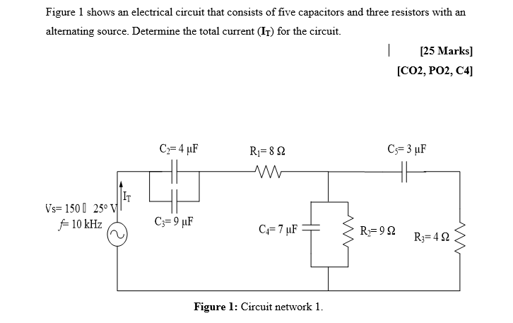 Solved Figure 1 shows an electrical circuit that consists of | Chegg.com