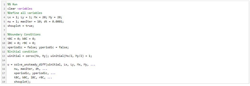 Solved EV You must write code to solve the 2D unsteady | Chegg.com