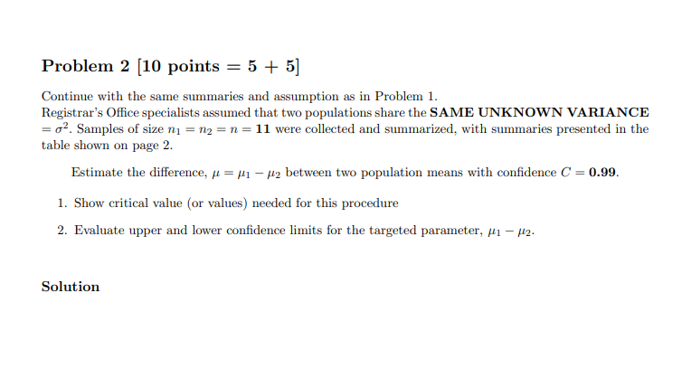 Solved Problem 1: [15 points =5+5+5] Registrar's Office | Chegg.com