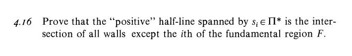 Solved 4.16 Prove that the positive" half-line spanned by s; | Chegg.com