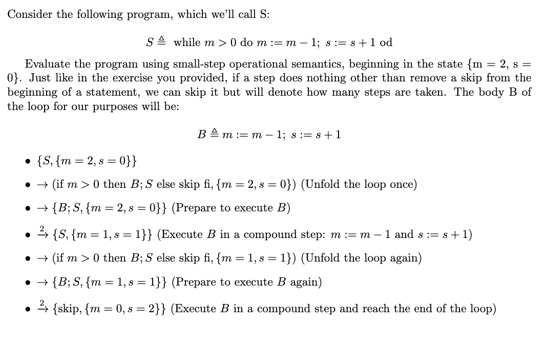 Solved Consider the following program, which we'll call S: | Chegg.com