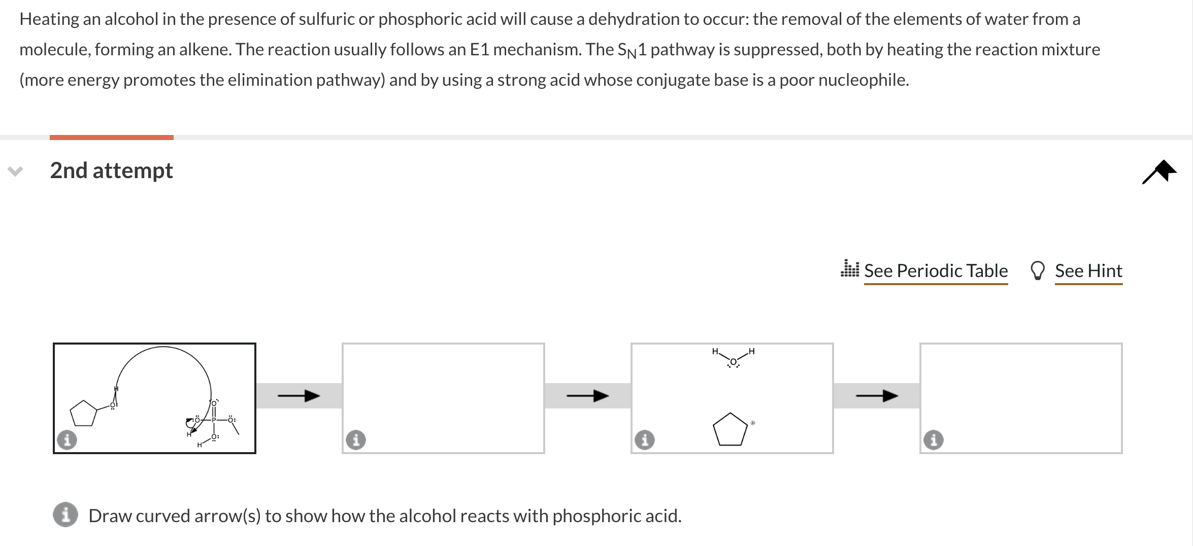 Solved Heating an alcohol in the presence of sulfuric or | Chegg.com