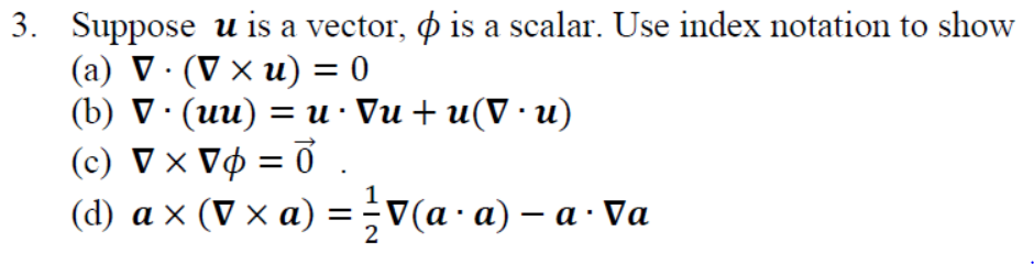 Solved VA: 0 – (. )= (x A) (p) 0 = 0AXA (5) (n. A)n + nan = | Chegg.com